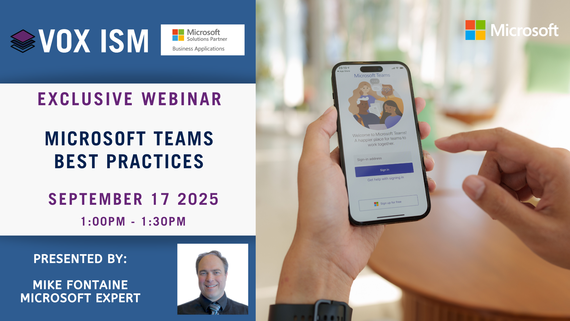 Microsoft Teams Best Practices - VOX ISM