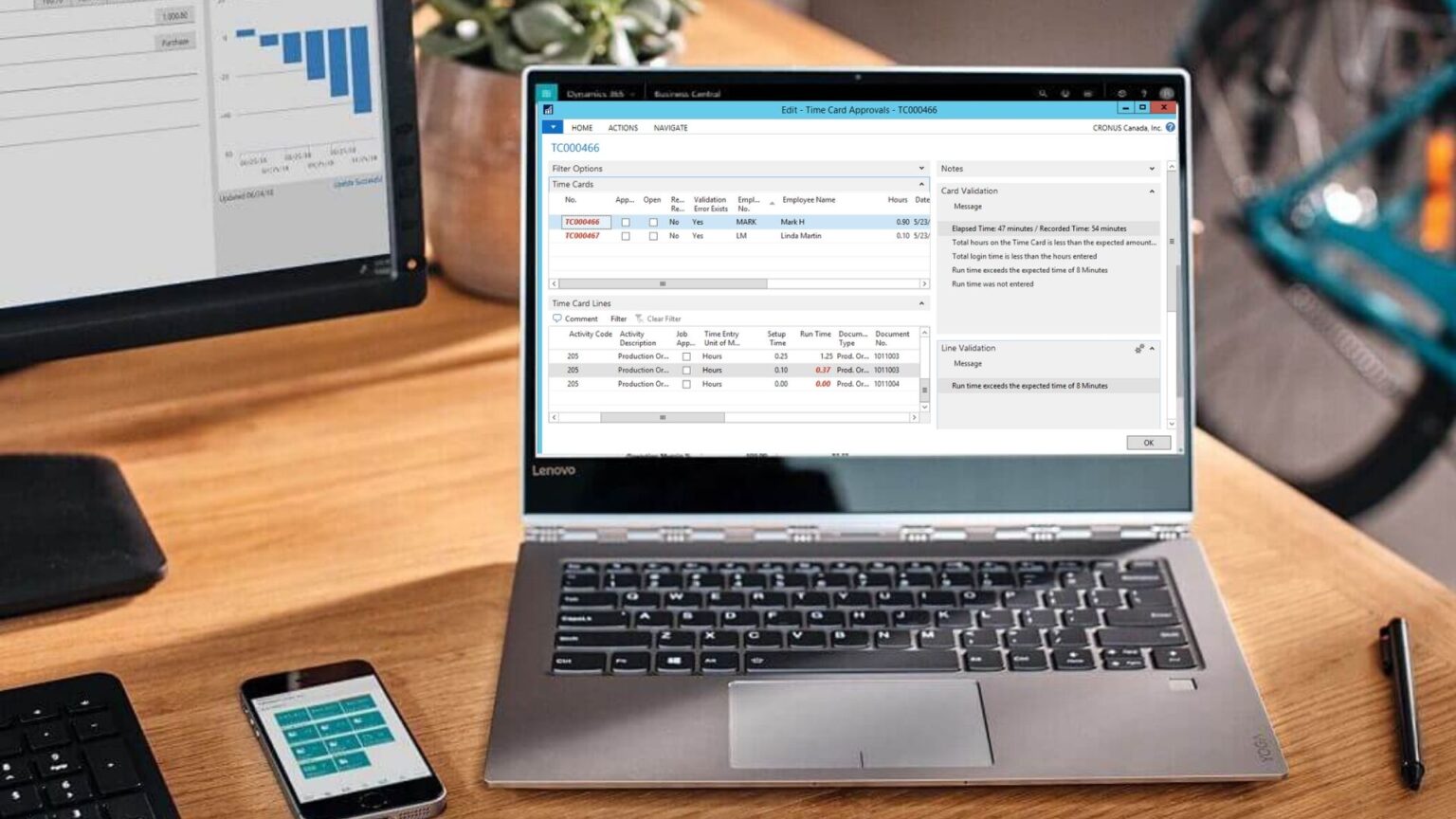 Shop Floor Data Collection for Dynamics 365 Business Central - VOX ISM
