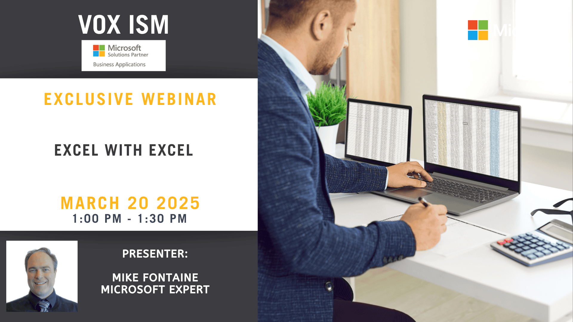 Excel with Excel - VOX ISM