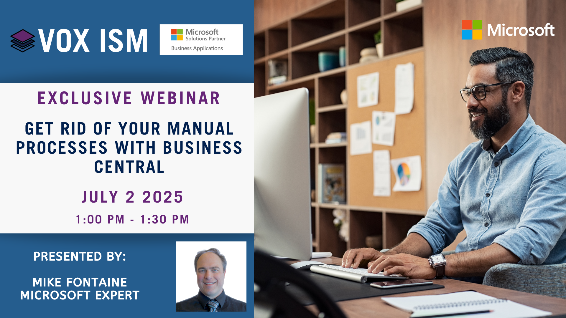 Get Rid of your Manual Processes with Business Central - VOX ISM